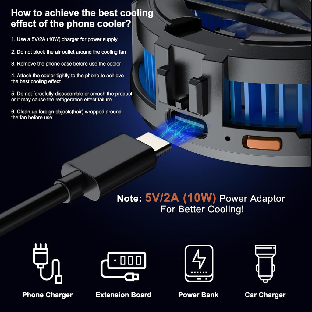 MOBILIFE Magnetic Mobile Cooler, Semiconductor Technology Phone Cooler ...