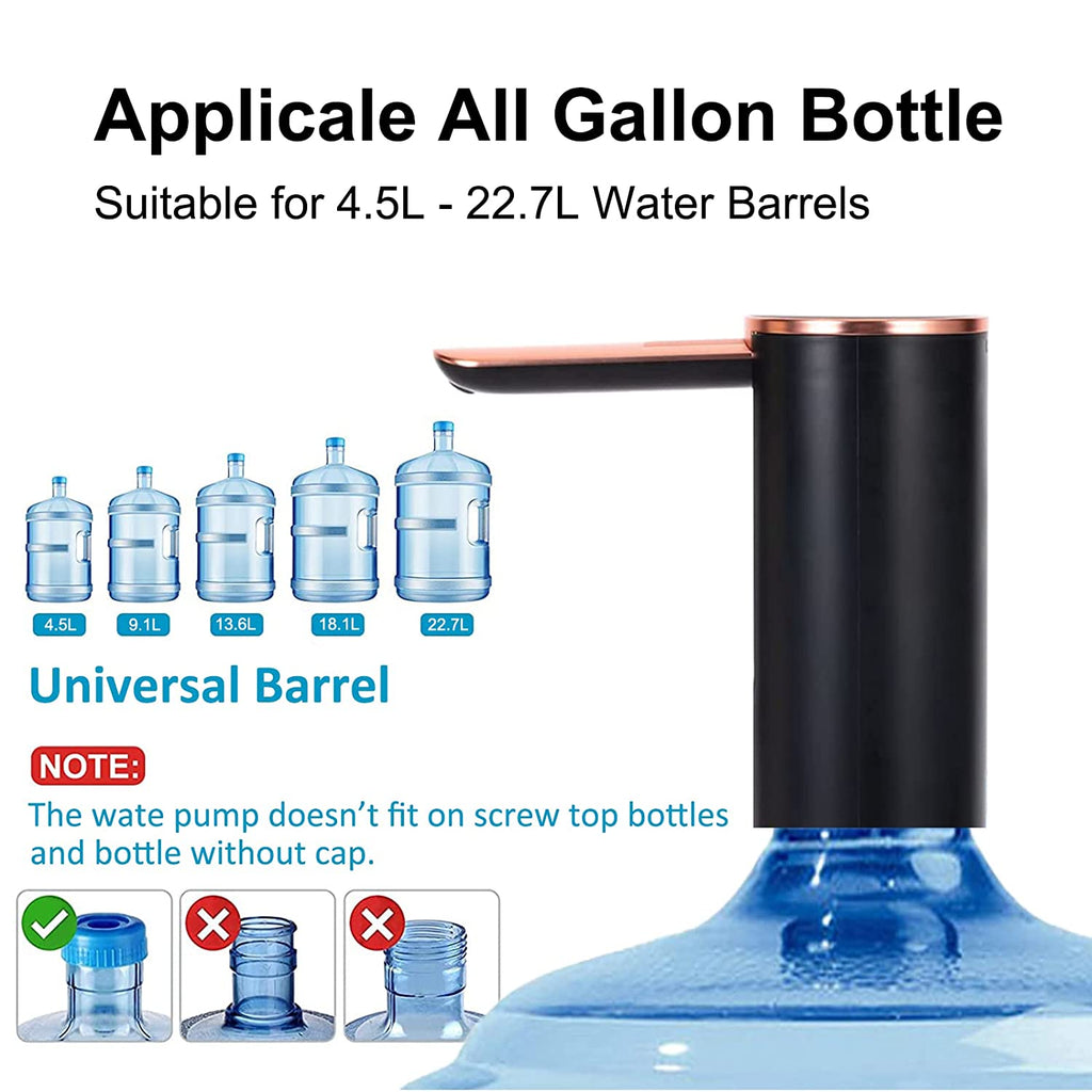 Hoteon Water Dispenser Pump, Foldable Automatic Can Water Bottle Pump ...