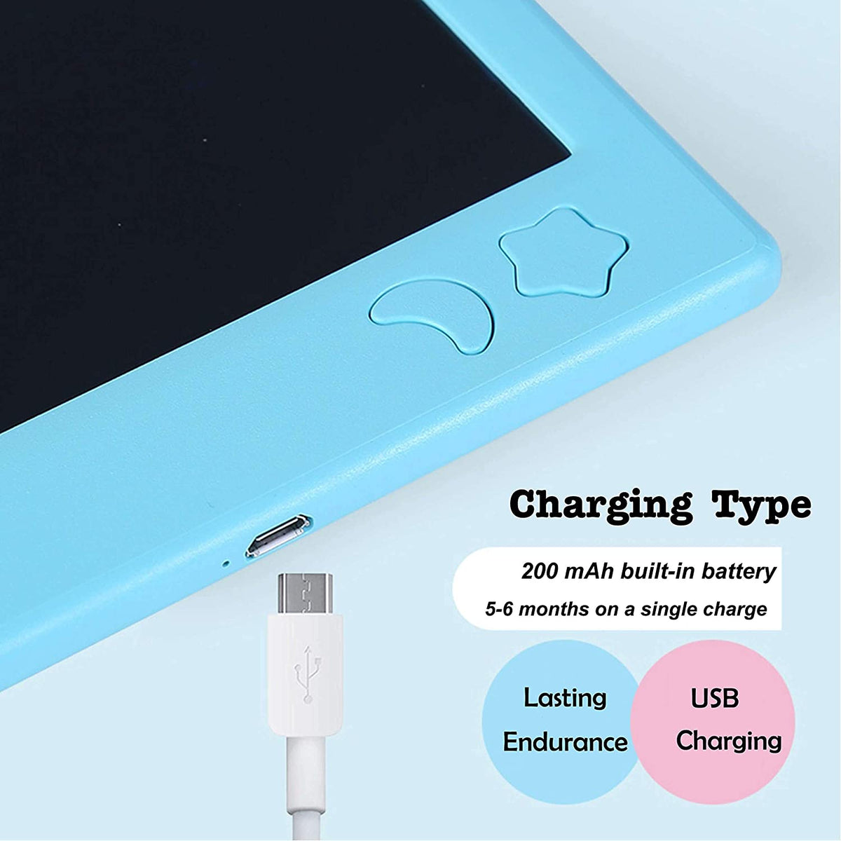 Proffisy 16 Inch Rechargeable Colorful LCD Writing Pad(Blue) – Hoteonlife