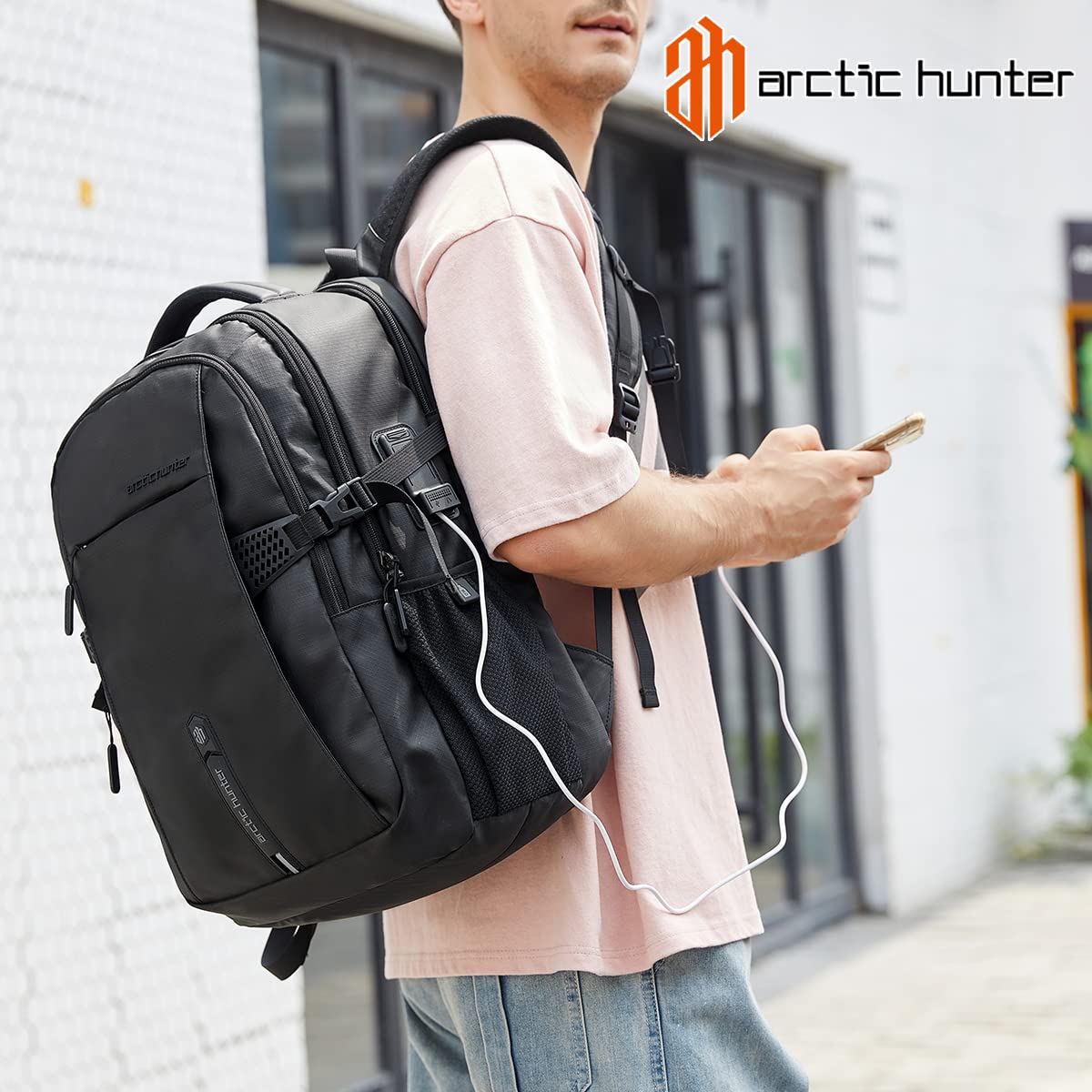 Arctic Hunter Backpack Business Laptop Backpack for Men 30L Office Tra ...