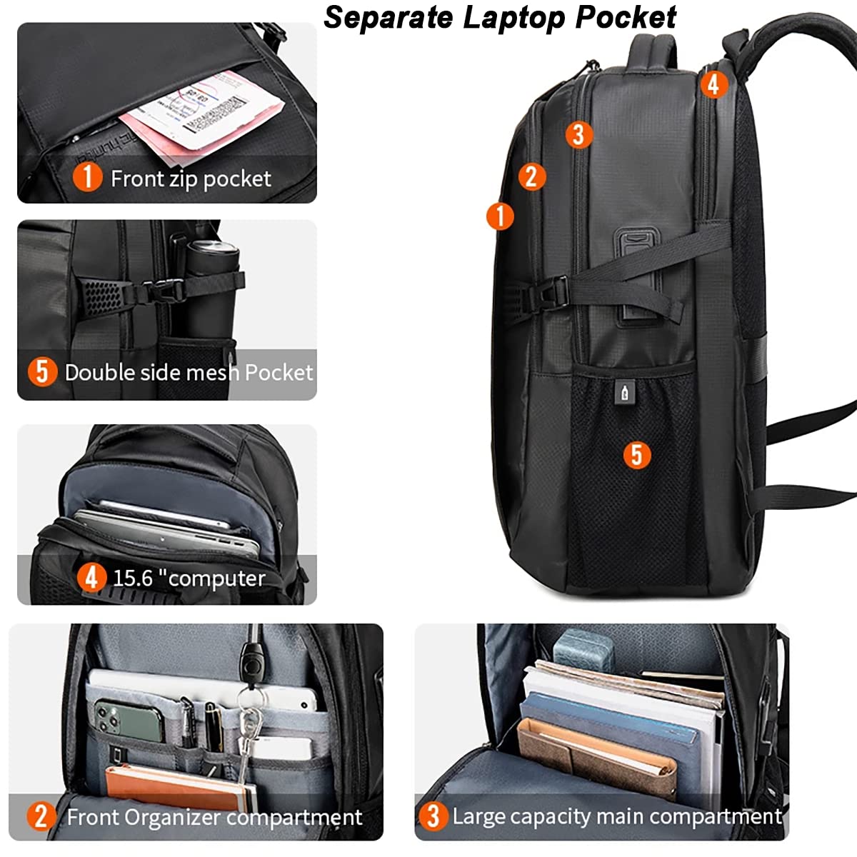 Arctic Hunter Backpack Business Laptop Backpack for Men 30L Office Tra ...