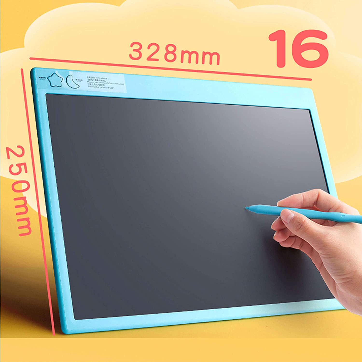 Proffisy 16 Inch Rechargeable Colorful LCD Writing Pad(Blue) – Hoteonlife